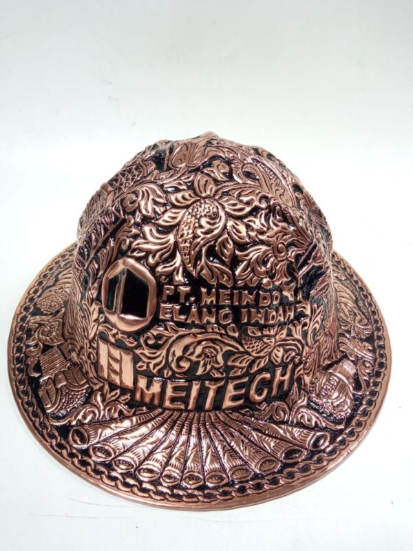 Custom Made Copper Full Brim Hard Hat Oilfield Souvenir - Artdian ...
